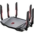 MSI RadiX AXE6600 WiFi 6E Tri-Band Gaming Router - Fast WLAN up to 6600 ...