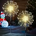 yowin Solar Garden Firework Lights 2 Pack 120 LED Solar Christmas Decorations, Firefly Garden ...