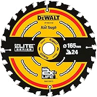 DEWALT DT10624-QZ Premium Circular Saw Blade ELITE SERIES - 165 mm x 20 ...