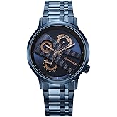 Buy Fastrack Fleek Quartz Multifunction Dark Blue Dial Black Stainless ...