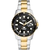 Fossil Blue Dive Two Tone Watch FS6034 : Amazon.in: Fashion