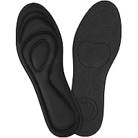 WLLHYF Memory Foam Insoles for Women Men?Comfort Cushioning Shoe ...