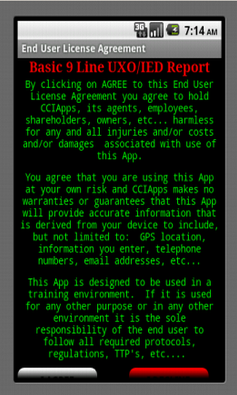 Basic 9 Line UXO/IED Report: Amazon.de: Apps für Android