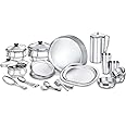 Judge by Prestige Classic Stainless Steel Dinner Set, Set of 51 Pieces ...