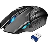 VersionTech Wireless Gaming Mouse, Rechargeable Computer Mouse Mice ...