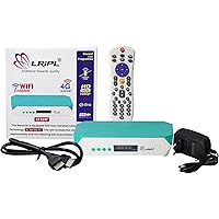 LRIPL Set Top Box Free Dish Without Antenna Wi-Fi Enabled- IPTV Box for ...