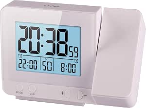 ThinkGizmos Atomic Projection Clock With Temperature TG644 Ceiling/Wall ...