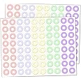 800 Pack, Hole Punch Reinforcement Paper Ring Labels Stickers - 5 ...