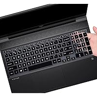 VNJ Silicone Keyboard Skin Cover for HP Victus 15 (15.6 inch) & HP Victus 16 (16.1 inch) Gaming ...