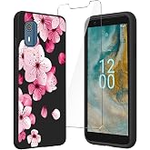 LYZXMY Case for Nokia C02 (5.45") + Tempered Film Glass Screen ...