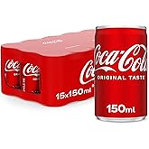 Coca-Cola Original Taste, Pack of 24 Cans x330ml, Crisp Coke Soft ...
