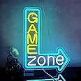 Looklight Game Zone Neon Sign Dimmable Gamer Neon Signs Colorful Gaming ...
