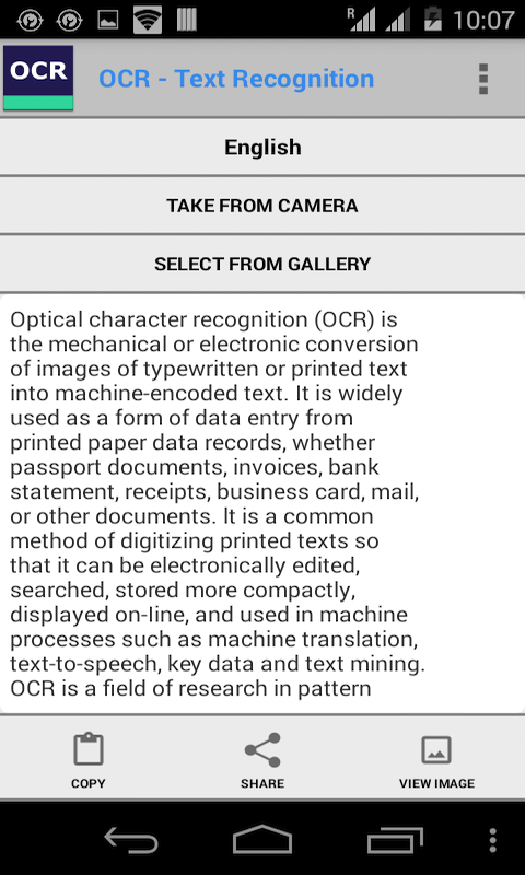OCR - Text Recognition: Amazon.co.uk: Appstore for Android