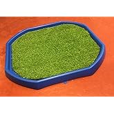 Grass Effect Vinyl Tuff Tray Insert - 60 x 60 cm - Ideal for Mini Tuff Spot Tuff Tray - Tuff ...