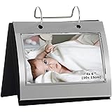 Multi Photo Flip Album Frame - Free Standing (Holds 50 6x4" photographs ...
