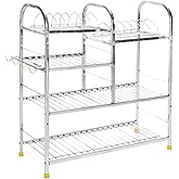 Buy WINSTAR Stainless Steel 3 Shelf Wall Mount Kitchen Utensils Rack ...