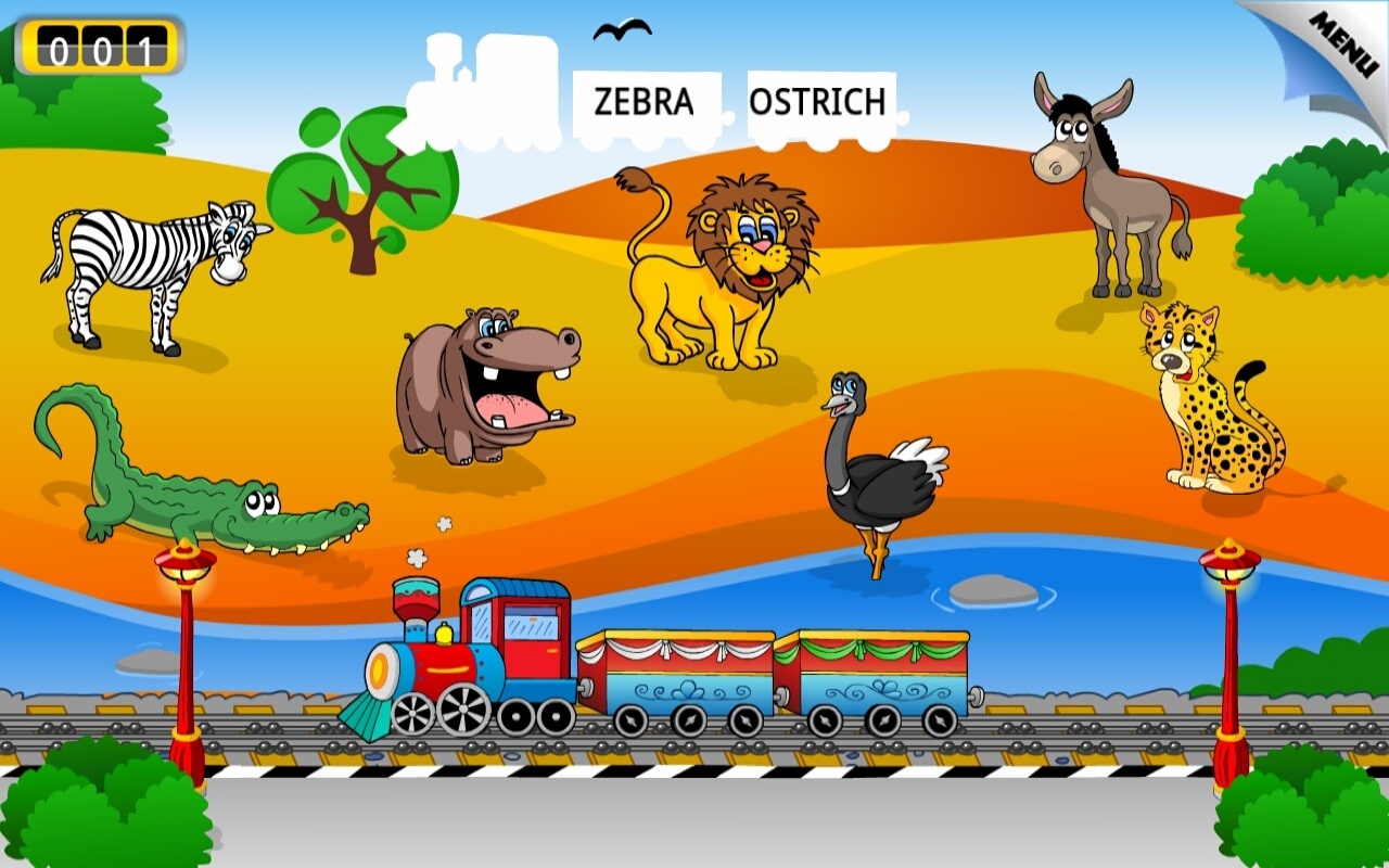 Kids Animal Train: Preschool and Kindergarten Learning Matching and ...