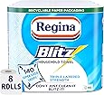 Regina Blitz Household Towel, 8 Rolls, 560 Super-Sized Sheets, Triple Layered Strength: Amazon ...
