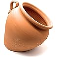 Tilted Ceramic Plant Pot Outdoor Angled Terracotta Pot Planter (Height ...