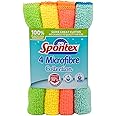 Spontex Microfibre Cloths, Pack of 4 : Amazon.co.uk: Grocery
