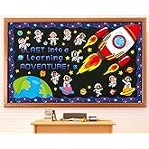 JarThenaAMCS 35Pcs Outer Space Reading Classroom Bulletin Board ...
