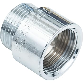 10mm long - 3/4" BSP (22mm) Pipe Thread Extension Female x Male Chrome ...