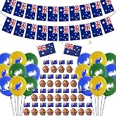 Australian Party Decorations Set, Including Large Australian Flag , 6M ...