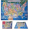 Educational & Learning USA Map Jigsaw Puzzle, Geography Puzzle with ...