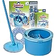 Spontex Aqua Revolution System X'tra Floor Mop and Bucket Set with Free ...
