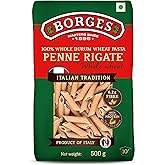 Borges Fusilli Pasta - 500 gm| 100% Durum Wheat | Imported from Italy ...