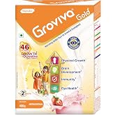 Groviva Gold Milk Protein Powder for Kids | 2-6 Years | 400g Vanilla ...