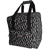 Sewing Online Large Overlocker Bag, Grey Polka Dot | 38 x 36 x 33cm ...