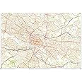 Glasgow City Centre Postcode Sectors Wall Map (C5)- Paper : Amazon.co ...