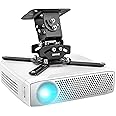 Duronic PB05XB Support pour Vidéoprojecteur Plafond | Rotatif 360° Inclinable 90° et Pivotable ...
