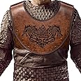 HiiFeuer Fenrir Vegvisir Embossed PU Leather Chest Armor, Viking ...