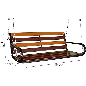 Kaushalendra Garden Zula Indoor Swing Teak Wood: Amazon.in: Electronics