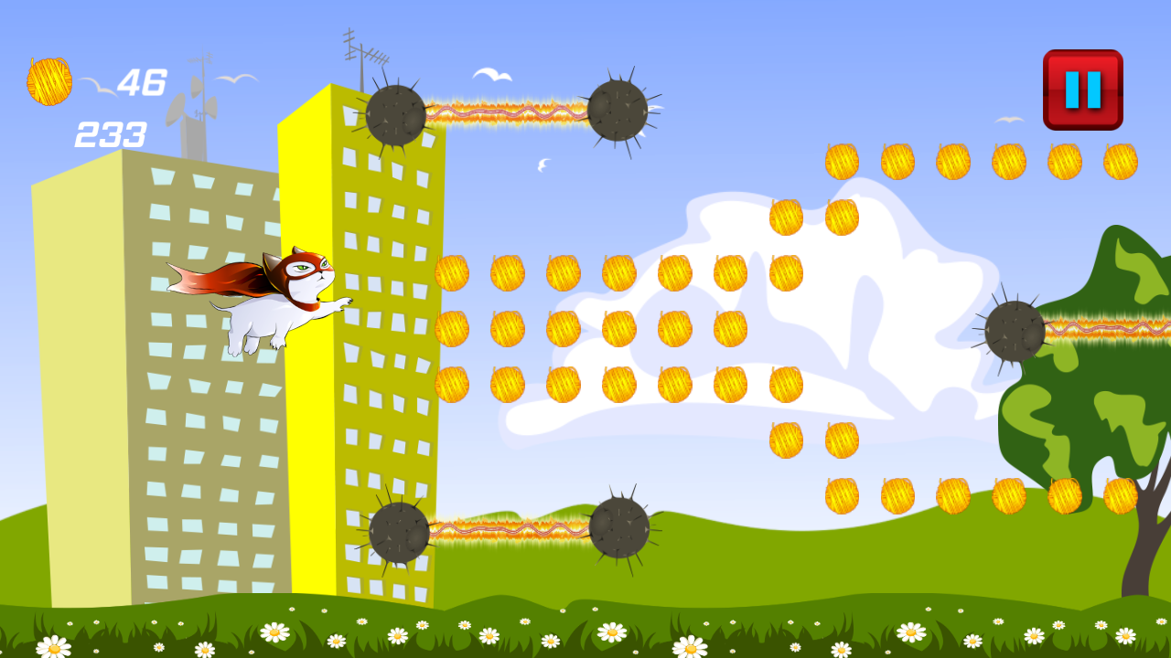 Superhero Flying Cat : Amazon.co.uk: Apps & Games