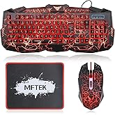Amazon.in: Buy MFTEK Combo of Crack 3 Colors LED Backlit USB Wired ...