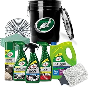 Turtle Wax Complete Starter Car Care Kit with Bucket & Grit Guard (19 ...