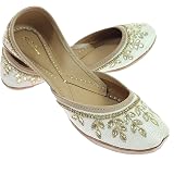 Fulkari Prime Glowing Beige Gold Women's Soft Leather Bite and Pinch ...