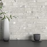 BeNice 3D Brick Tile Stickers Peel and Stick Wall Tiles Stone Effect ...