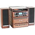 Steepletone Capitol (2023) Vinyl Record Player CD RECORDING Music Centre, Audio Retro Compact ...