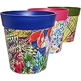 Hum Flowerpots, 15cm Set of 3, Various Patterns Colours and Sizes ...