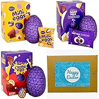 Cadbury Large Easter Eggs Bundle - Easter Eggs Bulk - Creme Egg 195g ...
