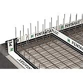 20 Meter Fugenblech PENTAFLEX KB, 167 x 2000 mm mit Normstrich inkl. 10 ...