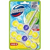 Domestos Power 5 Ocean Toilet Rim Blocks toilet freshener with a long ...