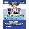 SURA`S TNPSC Group IV and VAO Previous Year Question Papers Exam Q-Bank Book Guide in English ...