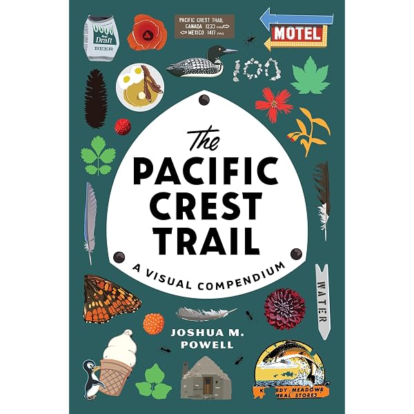Pacific Crest Trail Wall Map - Laminated (18 × 48 Inches) (National