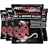 Roshield 600g Wax Block Bait for Rat & Mouse Killer Poison Control ...