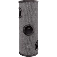 Scratching Post Sisal Barrel Scratching Post Cat Tree, 100 cm, grey ...